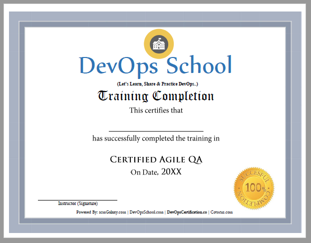 Agile QA online Training & Certification by Experienced Trainer | DevOpsSchool