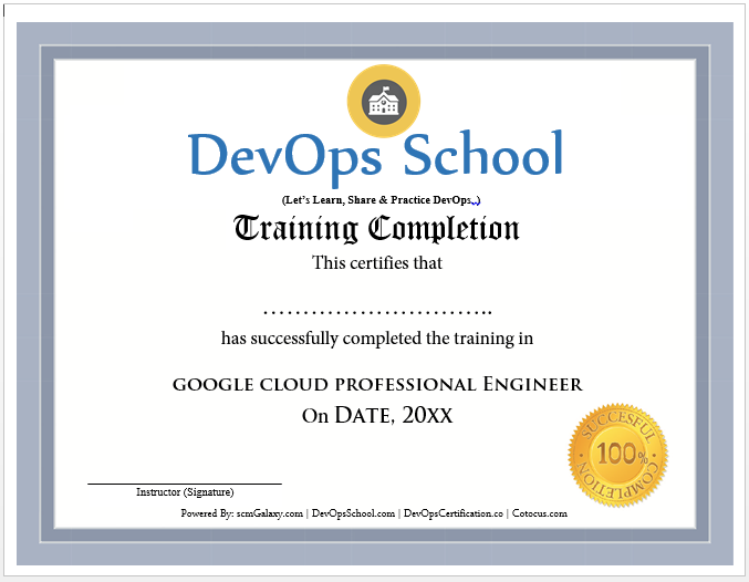 Google Cloud Certification | Training | Course | DevOpsSchool Google Cloud Certification | Training | Course | DevOpsSchool