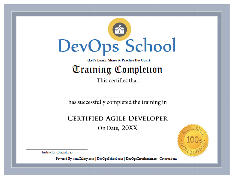 Agile Developers Training & Certification by Experienced Trainer ...