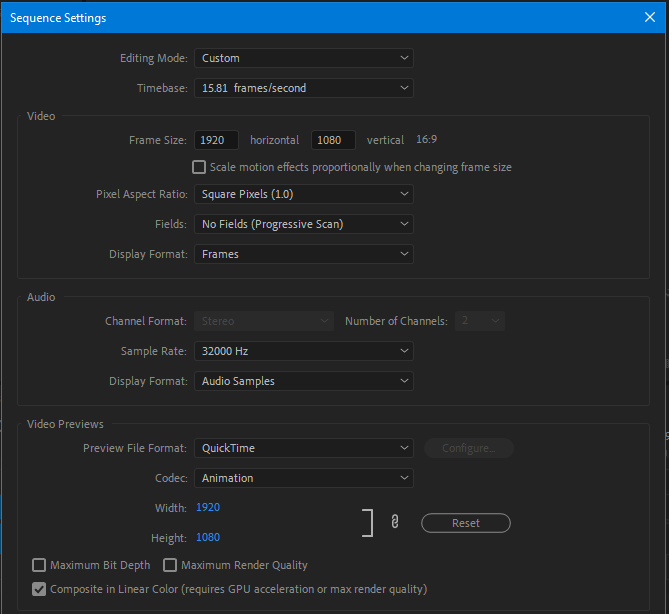 What Are The Sequence Settings In Adobe Premiere DevOpsSchool