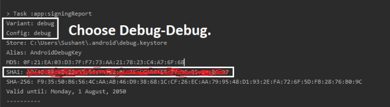 How to Get SHA-1 key in Android Studio for Firebase. - DevOpsSchool.com
