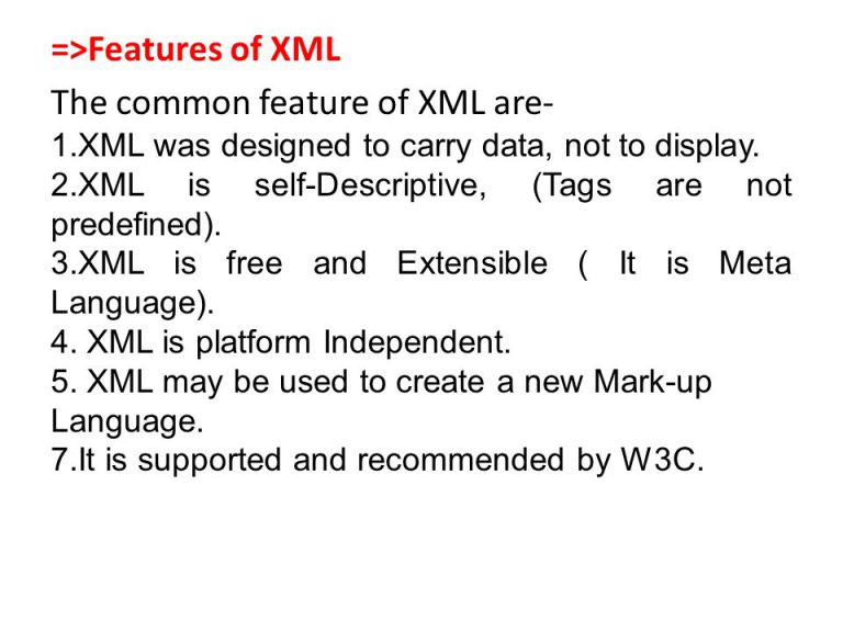 Top 50 ions And Answers For XML DevOpsSchool