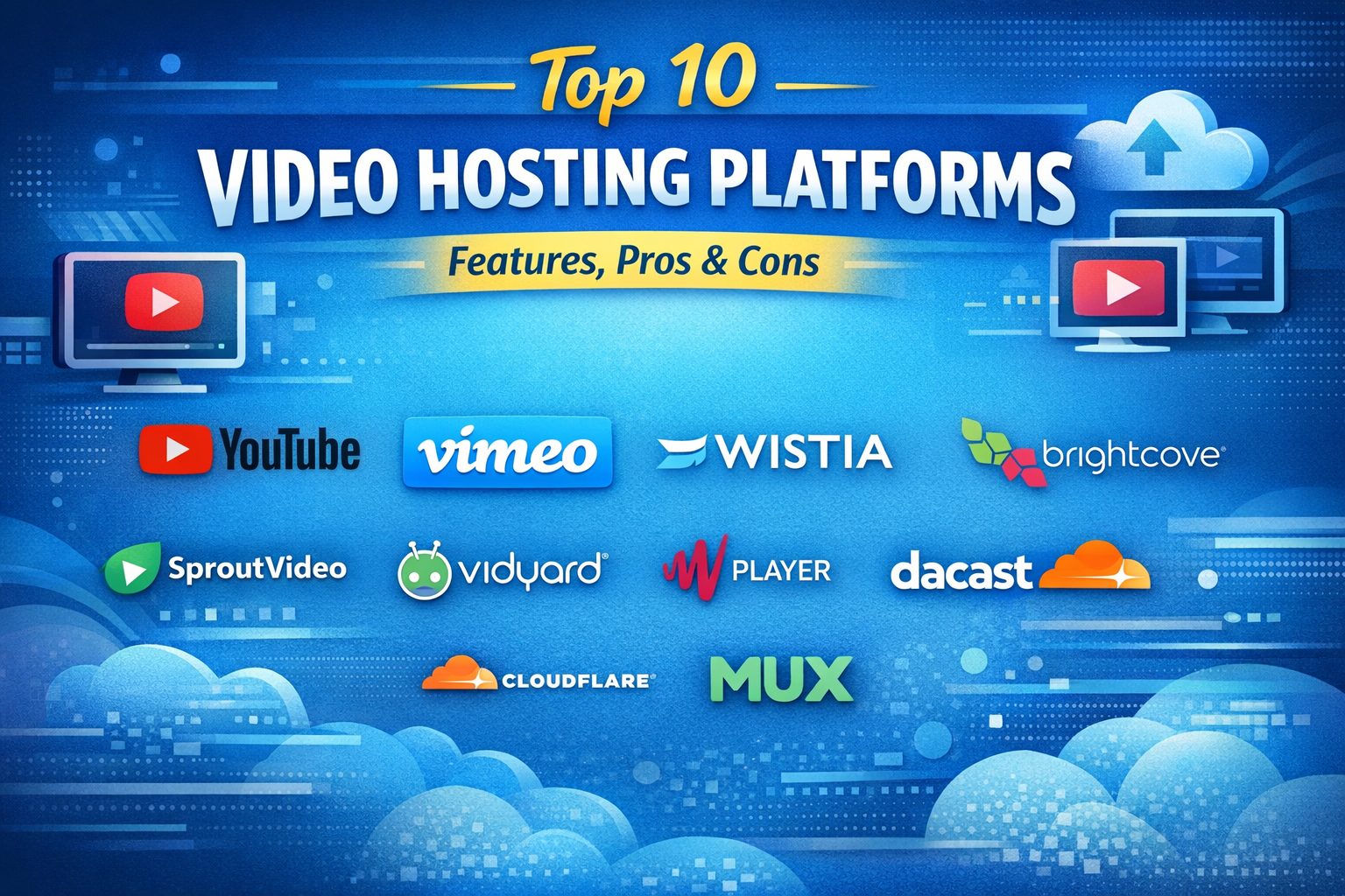 Top 10 Video Hosting Platforms: Features, Pros, Cons & Comparison ...