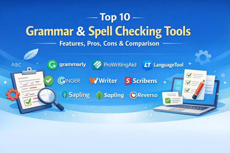 Top 10 Grammar & Spell Checking Tools: Features, Pros, Cons ...