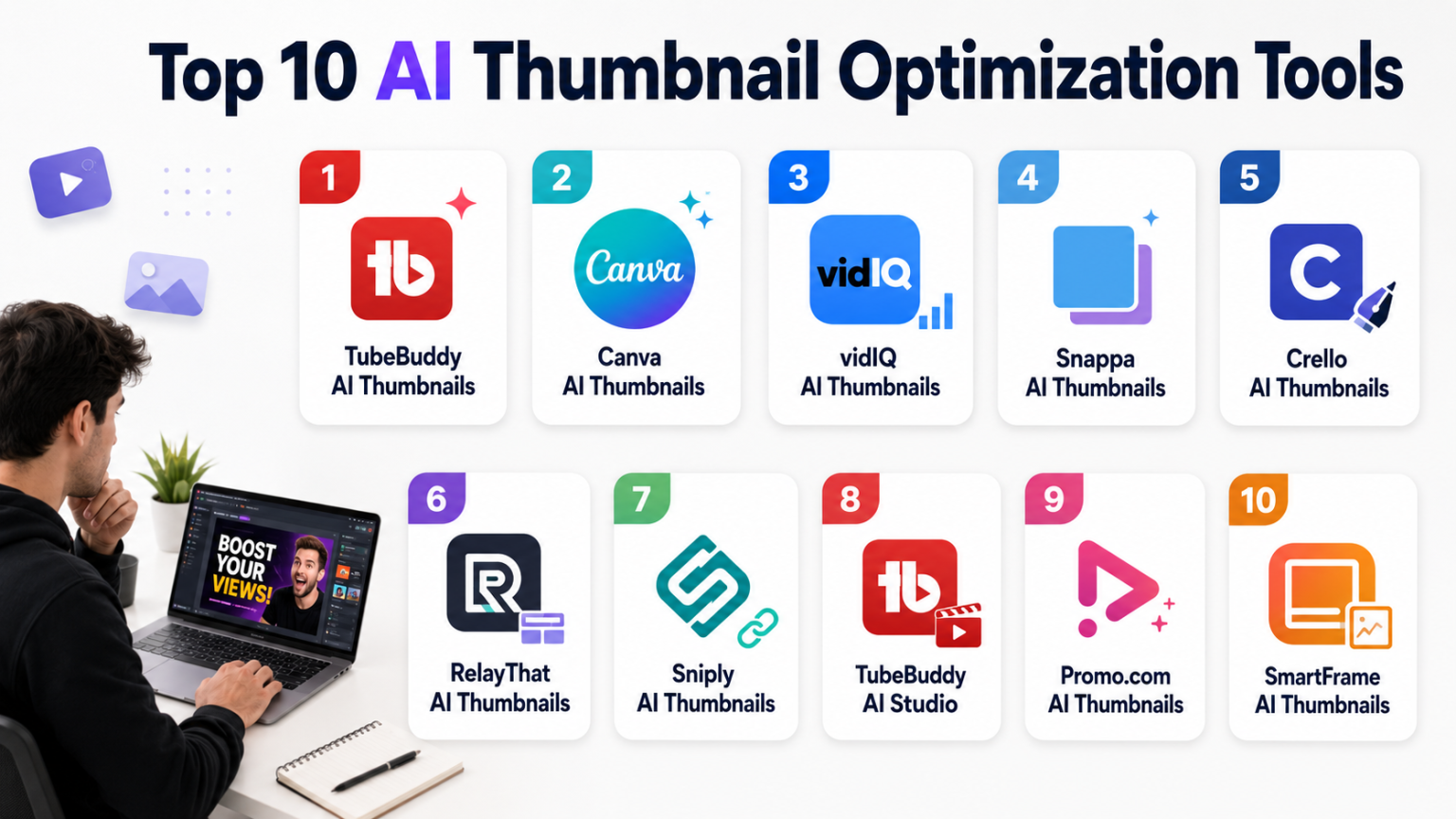 Top 10 AI Thumbnail Optimization Tools: Features, Pros, Cons & Comparison