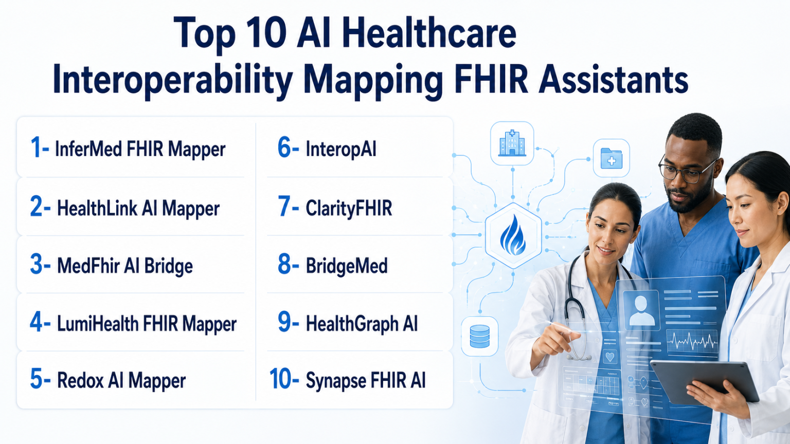 Top 10 AI Healthcare Interoperability Mapping FHIR Assistants: Features ...